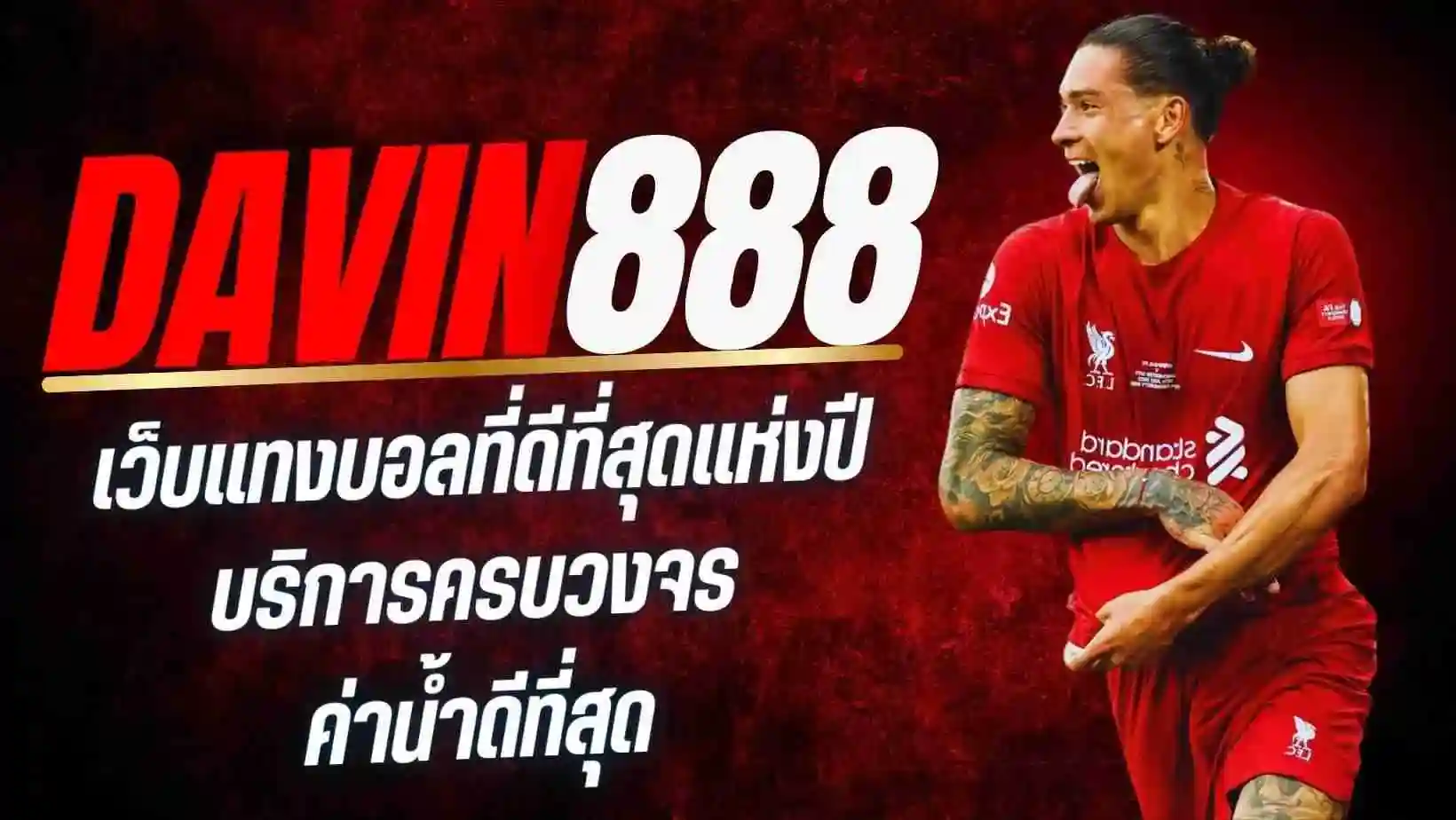 davin888 เว็บแทงบอลที่ดีที่สุดแห่งปี บริการครบวงจร ค่าน้ำดีที่สุด